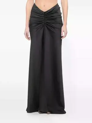 Andamane Iris Ruched Maxi Skirt