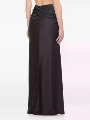Andamane Iris Ruched Maxi Skirt