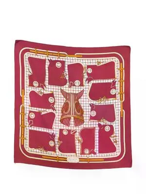 Hermès 1974 Camails Silk Scarf
