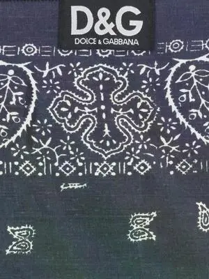 Dolce & Gabbana Paisley-print Square Scarf