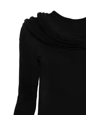 Junya Watanabe Long-sleeve Round Neck Top