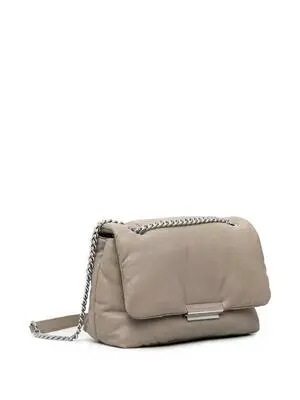 Armani Exchange Quilted Leather Shoulder Bag - Neutrals