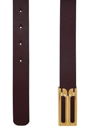 Victoria Beckham Dorian Leather Belt - No Colour