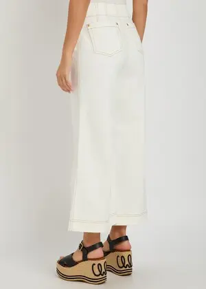 Zimmermann Roselight Cropped Flared-leg Jeans