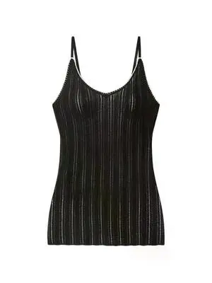 Isabel Marant Étoile V-neck Knit Tank - Black