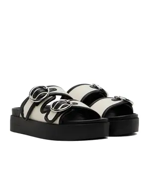 RAG  BONE Geo Buckle Platform Slides