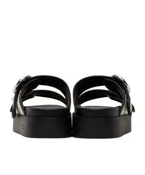 RAG  BONE Geo Buckle Platform Slides