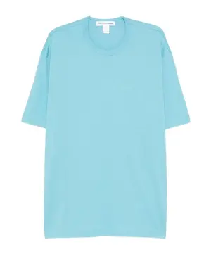 Comme Des Garçons Round-neck Short-sleeves T-shirt - Blue