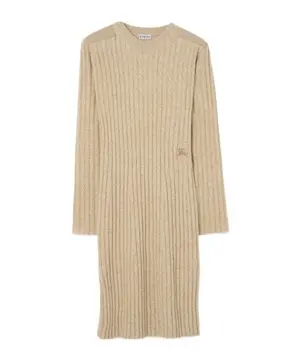 Burberry Wool Cashmere Dress - Hamper Beige