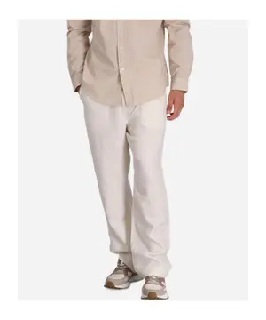 Polo Ralph Lauren Drawstring Linen Trousers - White