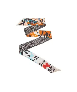 Fendi Polka-dot Graphic Scarf