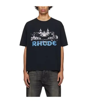 Rhude Logo Printed T-shirt
