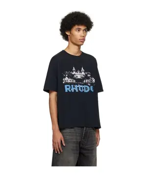 Rhude Logo Printed T-shirt