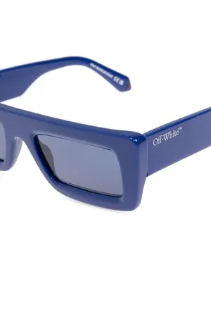 Off-White Rectangular Frame Sunglasses