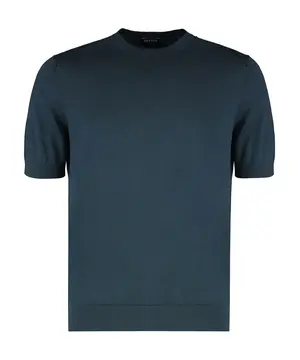 Zegna Short-sleeved Sweater - Blue