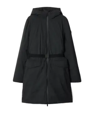 Burberry Mid-length Hooded Nylon Coat