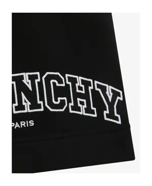 Givenchy Logo Embroidered Elastic Waist Shorts