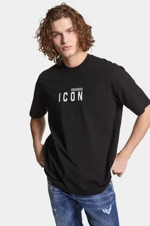 Dsquared2 Icon Logo Printed Crewneck T-shirt