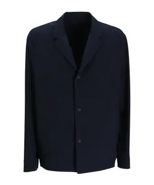 Hugo Boss Notched-collar Button-up Jacket - Black