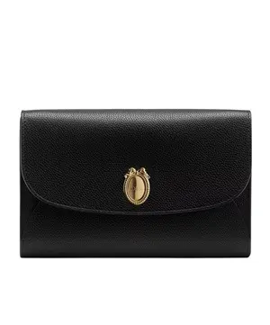 Dior Médaillon Envelope Pouch With Strap - Black