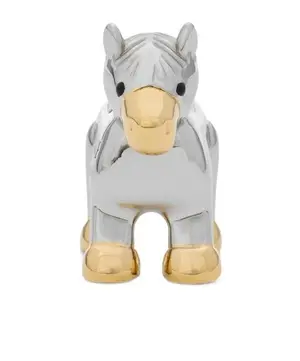 Loewe Horse Dice - Silver/gold