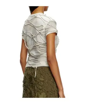DIESEL® Distressed Cotton T-shirt