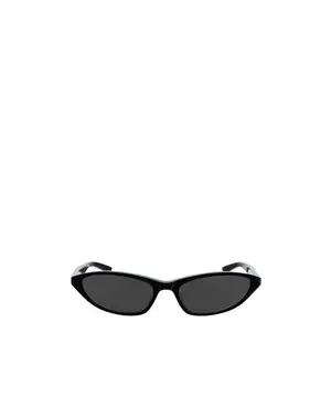 Balenciaga Blade Oval Sunglasses - Black