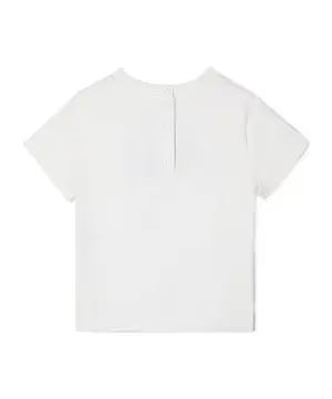 Fendi Logo Embroidered Short Sleeve T-shirt