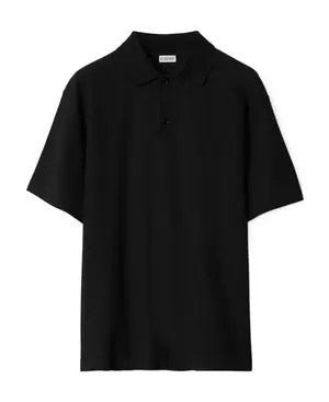 Burberry Short-sleeve Polo Shirt - Black