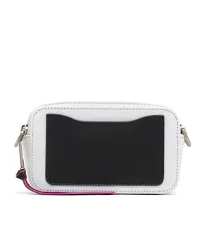 Marc Jacobs Camp Patchwork Denim Snapshot Bag