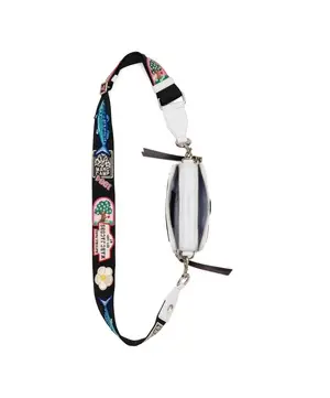 Marc Jacobs Camp Patchwork Denim Snapshot Bag