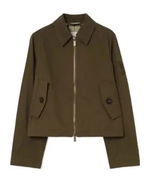 Burberry Gabardine Jacket - Thorn Green