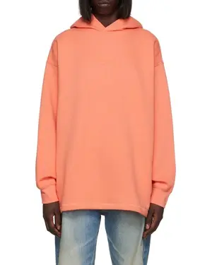 Fear Of God Logo-print Cotton Hoodie - Pink