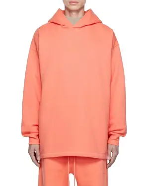 Fear Of God Logo-print Cotton Hoodie - Pink