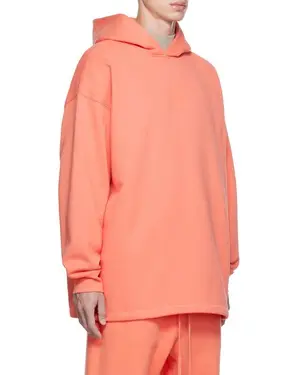 Fear Of God Logo-print Cotton Hoodie - Pink