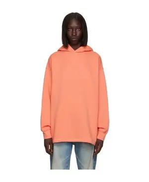 Fear Of God Logo-print Cotton Hoodie - Pink