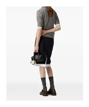 Miu Miu Long Sleeve Button-up Cardigan With Collared Neck