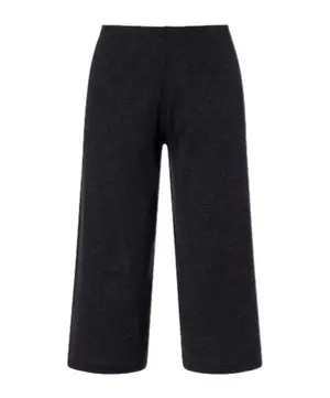 THE ROW Wide-legged Elastic Waistband Shorts - Black