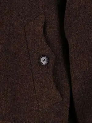 Burberry Checked Fringed Scarf Jacket