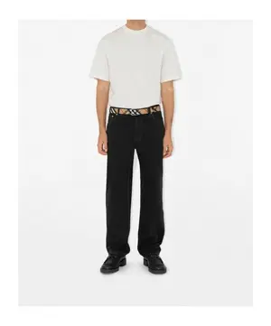 Burberry Check-pattern Buckle Belt