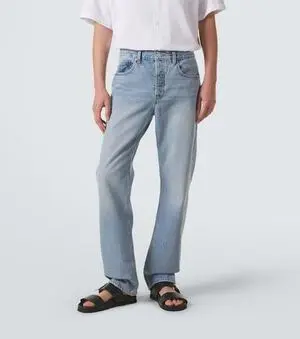FRAME Mid-rise Straight Jeans