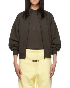 Fear Of God Right-collar Zipper Casual Jacket - Brown