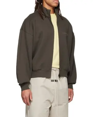 Fear Of God Zip-up Casual Jacket With Logo Detail