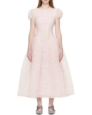 Cecilie Bahnsen Round-neck Dress - Light Pink