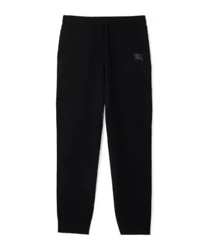 Burberry Wool Blend Track Pants - Black