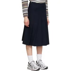 A.p.c. Pleated Midi Skirt