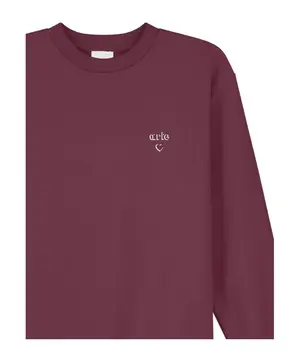 ARTE ANTWERP Embroidered Heart Sweatshirt