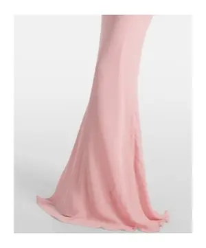 SELF-PORTRAIT Floral Appliqué Georgette Gown
