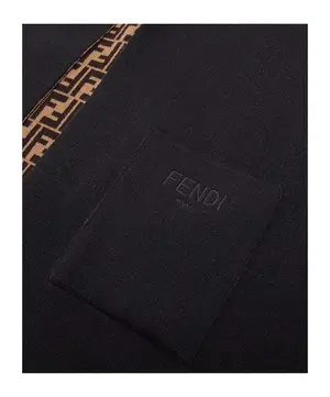 Fendi Hooded Jacket With Patch Pockets