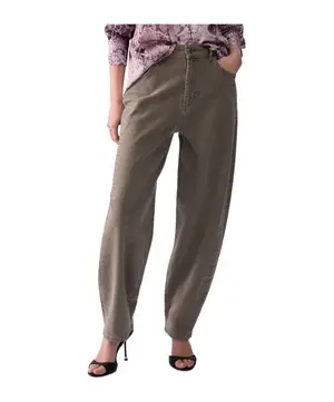 Liu Jo Balloon Pants With Micro Rhinestones - Black